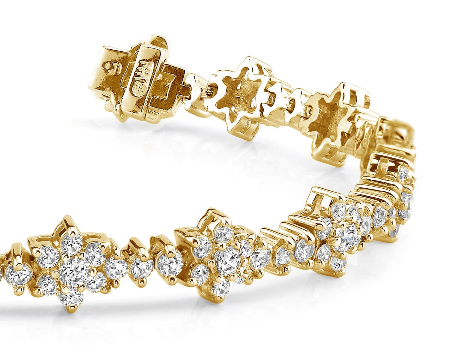 Diamond Cluster Bracelet