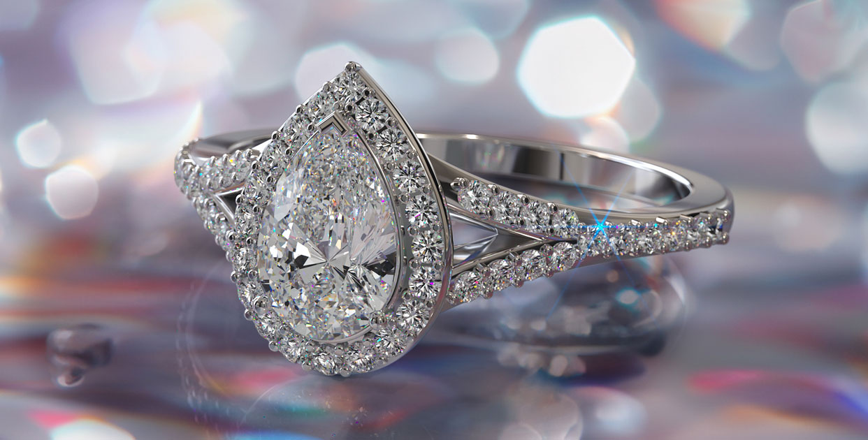 Halo Engagement Rings