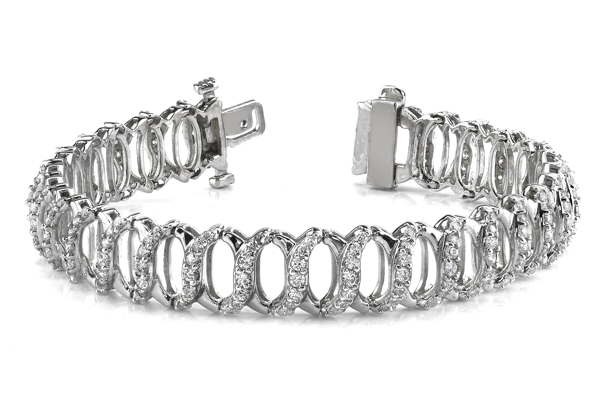 Intertwined Diamond Bracelet